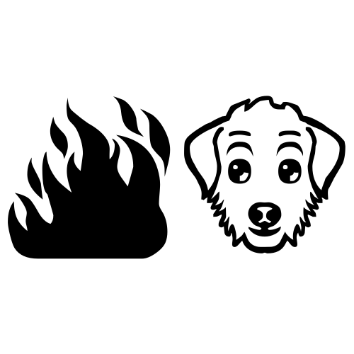 i ️.ws: 🔥🐶 Emoji Domain IS AVAILABLE ( FIRE, DOG FACE)